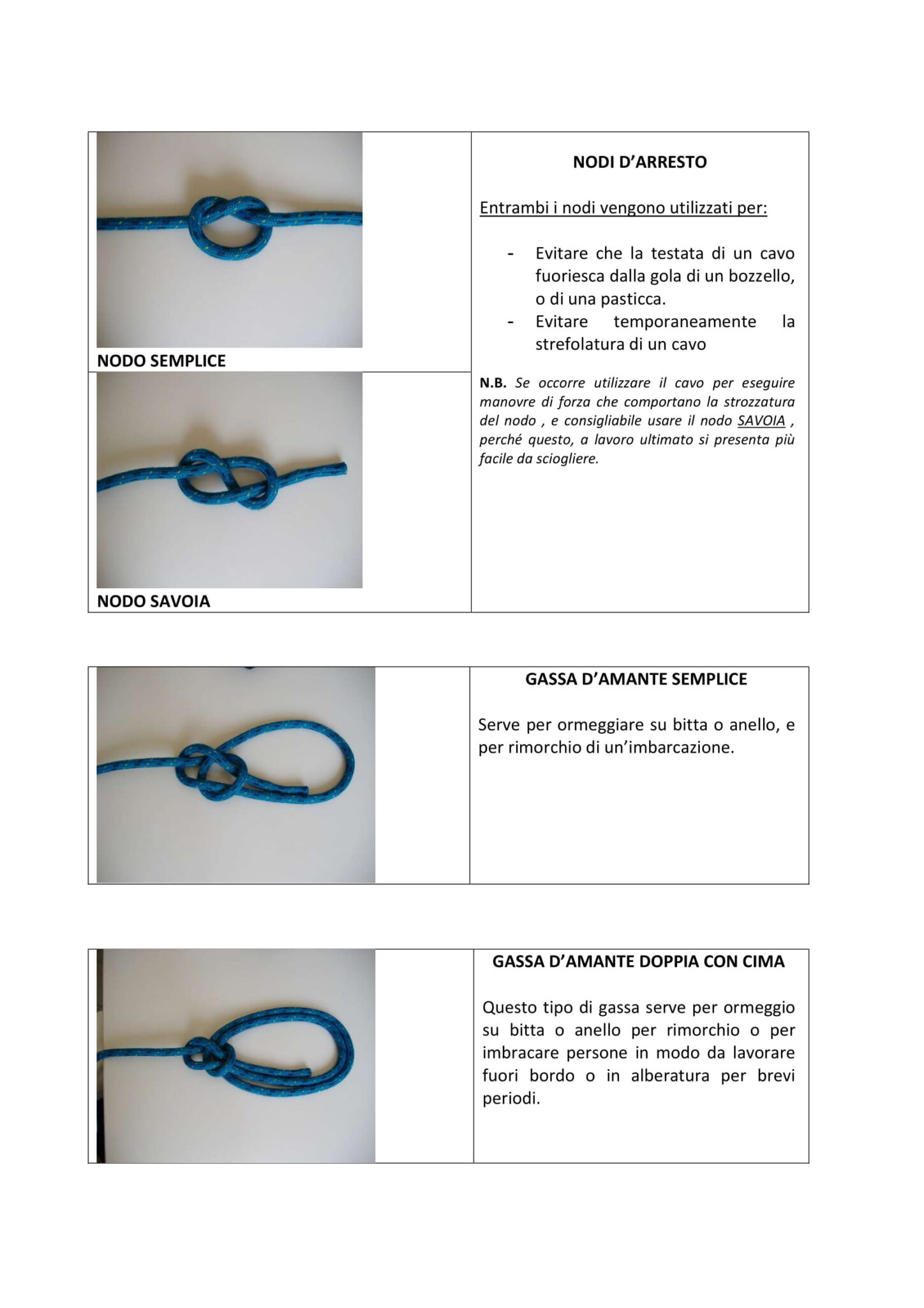 Demo Nodi Marinari – Marina